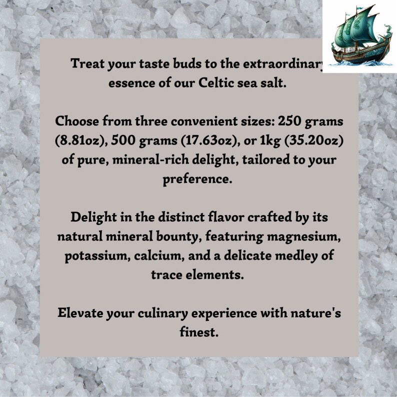 Authentic Celtic Salt French Dried Coarse Salt 100% Certified - Etsy
