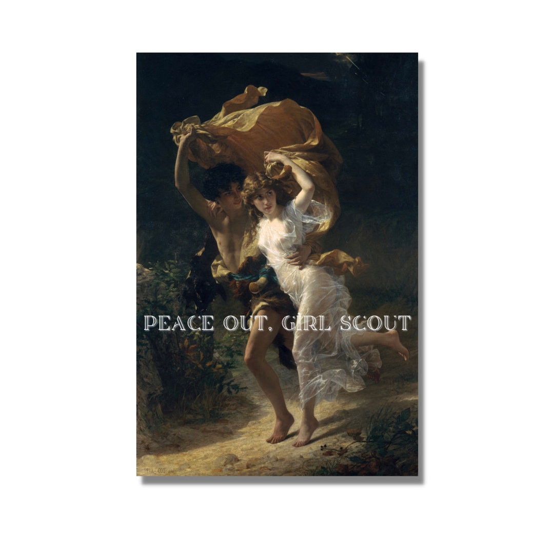 Peace Out, Girl Scout Art Print | Modified Art | the Storm Pierre ...