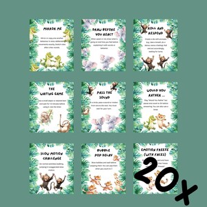 Impulse Control Activities for Kids Jungle Theme | Printable Set With ...