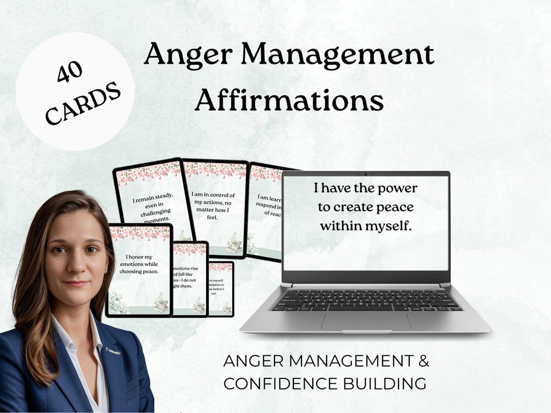 Anger Management Affirmations, Coping Skills, Emotional Regulation ...