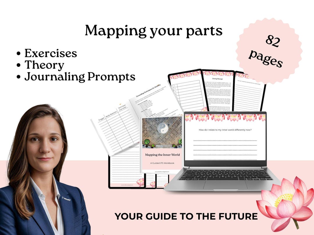 Parts Mapping IF Workbook: IFS Therapy Worksheets, Internal Family ...