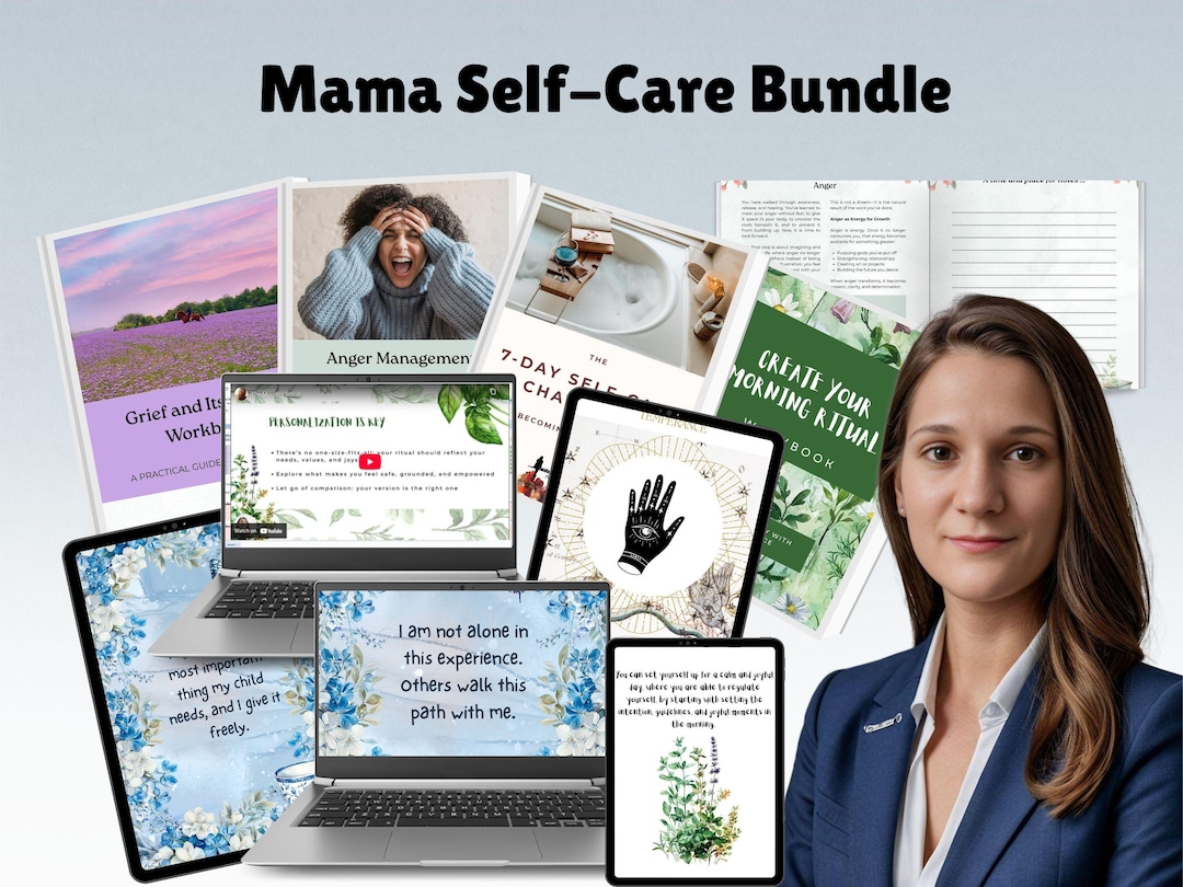 Self Care Checklist Bundle Printable, Daily Self-care Planner ...
