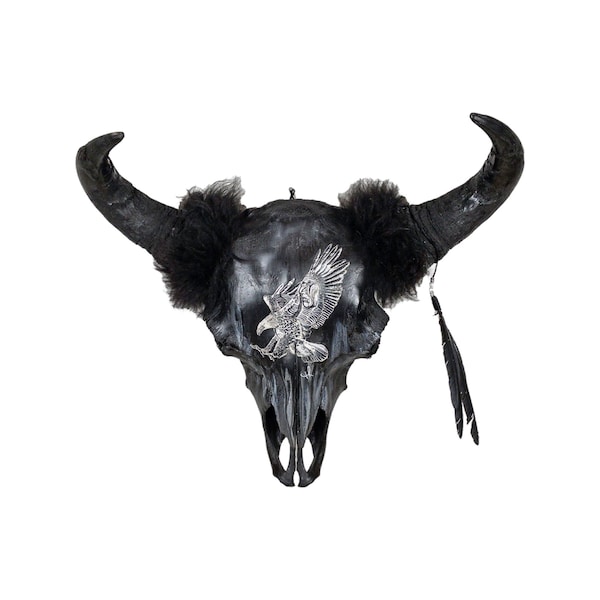 Yak Engraved Skull Taxidermy Wall Decor Item : 1065 - Etsy