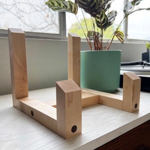 Mid-century Hard Maple Vinyl Record Holder / Display Rack - Etsy