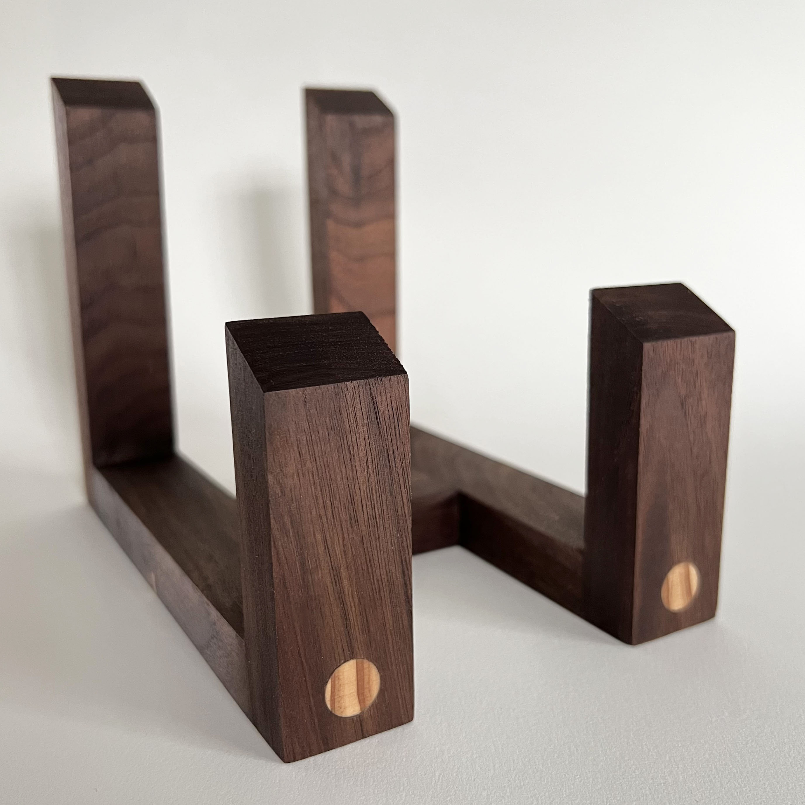 Mid-century Walnut Vinyl 7 / 45 RPM Record Holder / Display Rack ...