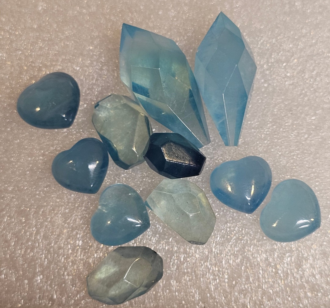 AAA Aquamarine Gems: Natural Untreated, Handcarved Stones - Etsy