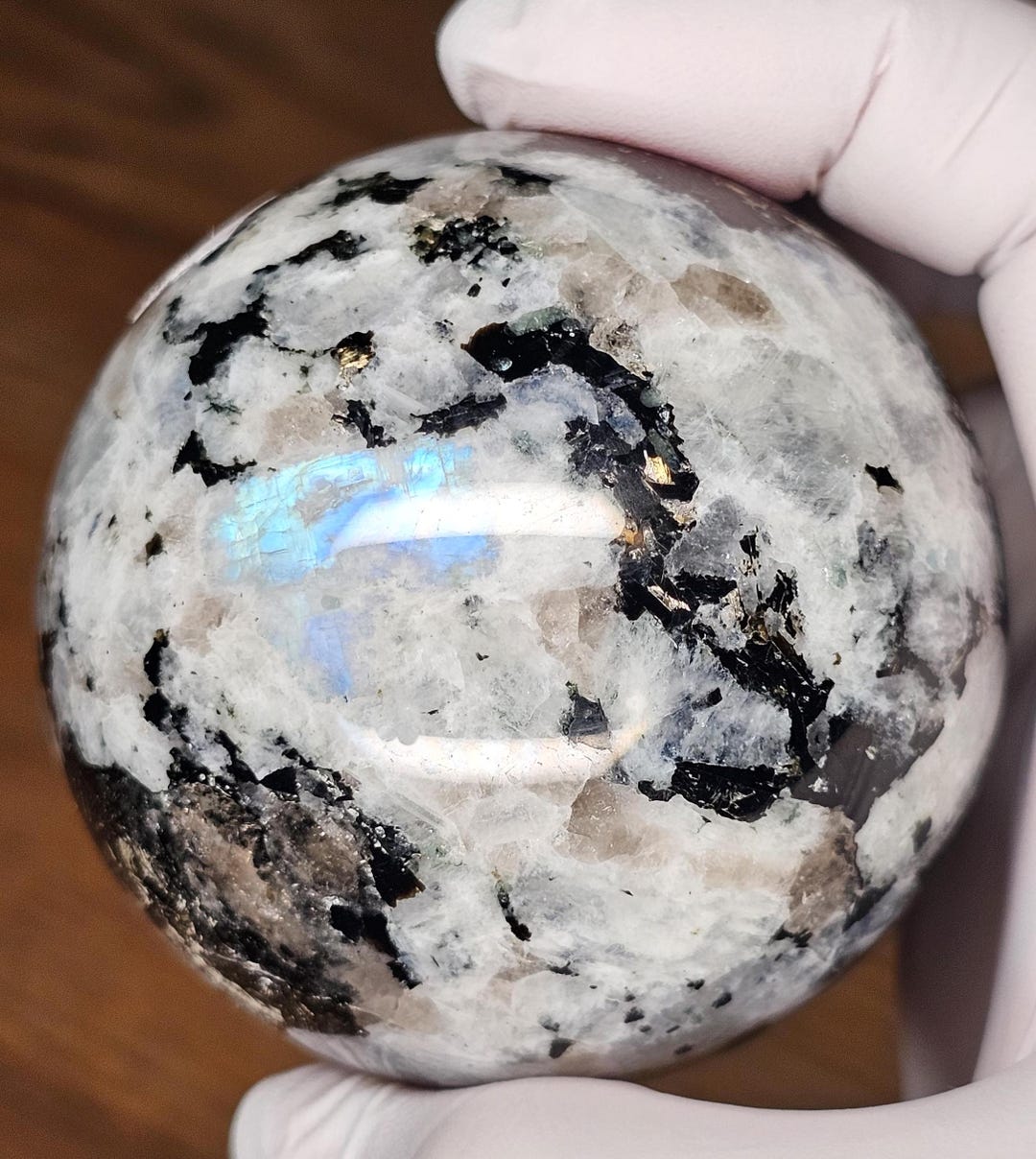 Rainbow Moonstone Gold Mica, Black and Blue/green Tourmaline/rubelite ...