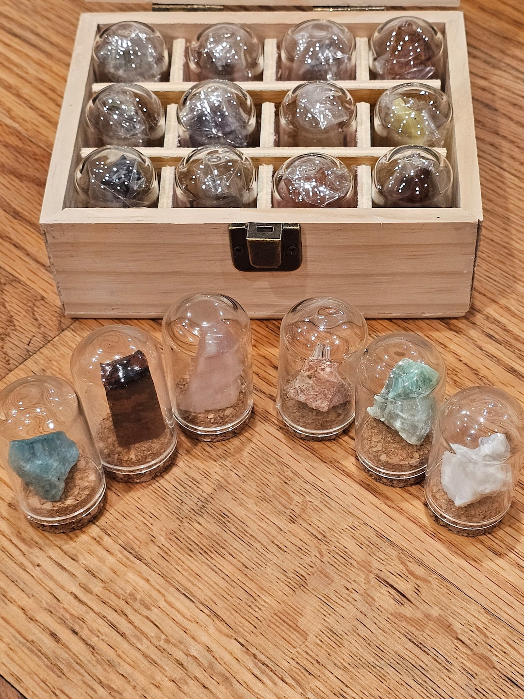 Crystal Gift Set Box // Raw Crystal Box Set, Variety // 25 Raw Crystals ...