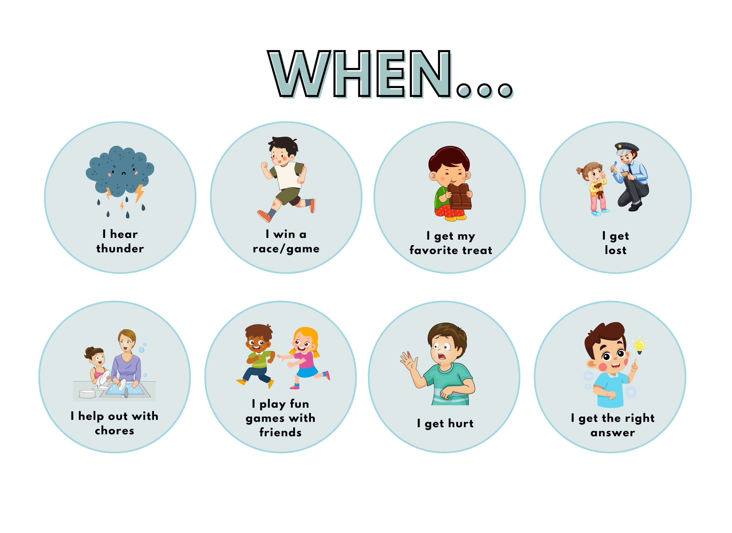 Emotions, Self Awareness, Perspective Taking, Flashcards, Activity ...