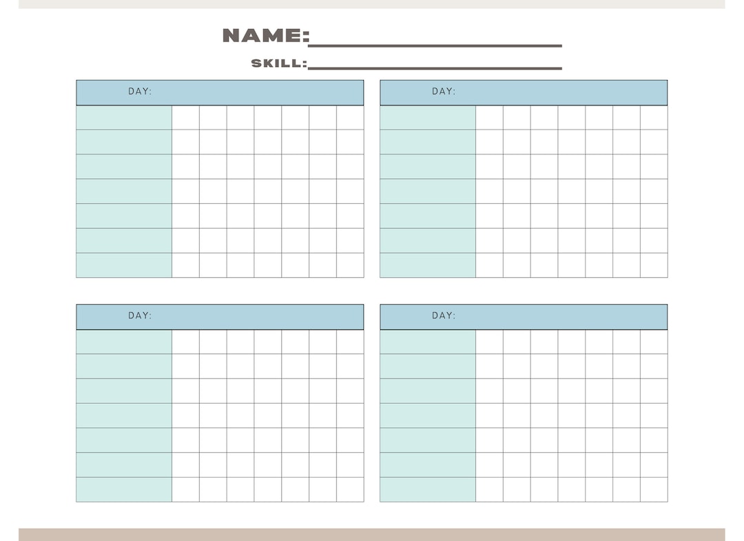 Visual Behavior Tracker for Children With ASD - Etsy