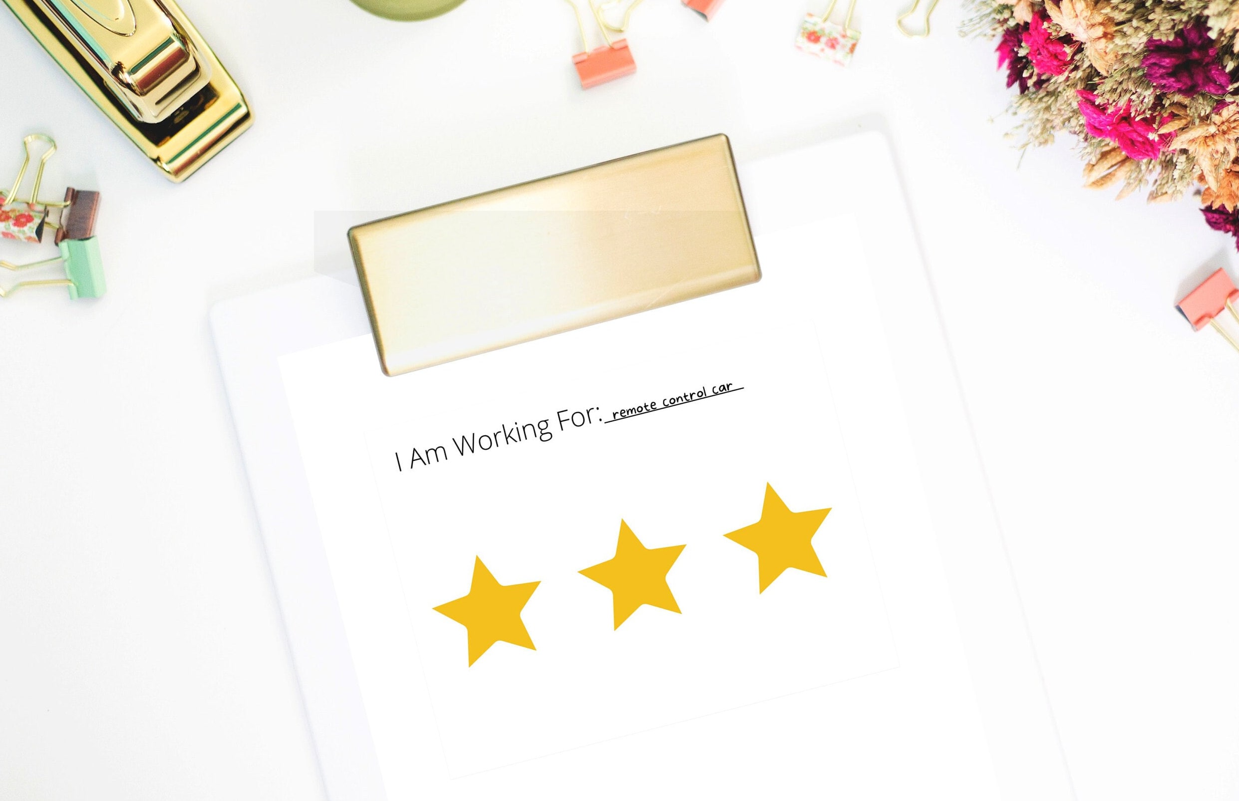 Simple Three Star Reinforcement Token Board for Early Learners - Etsy