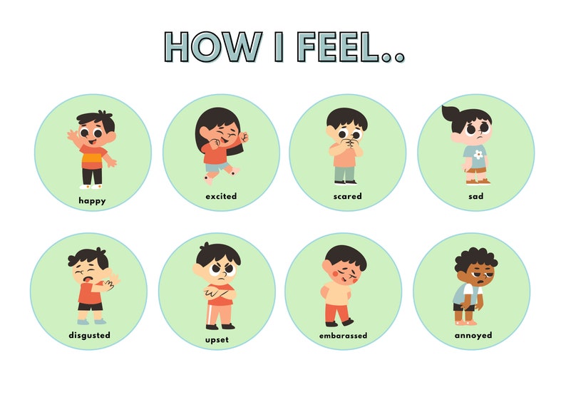 Emotions, Self Awareness, Perspective Taking, Flashcards, Activity ...