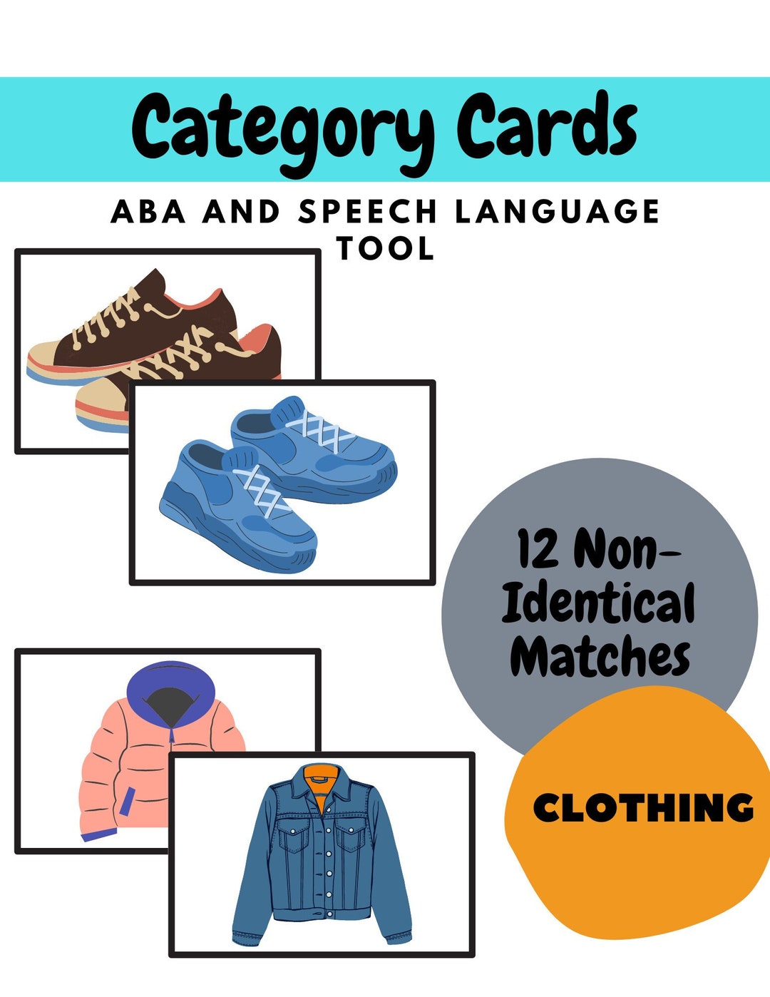 Category Cards_clothing_tacting_match to Sample_ Non-identicals, ASD ...