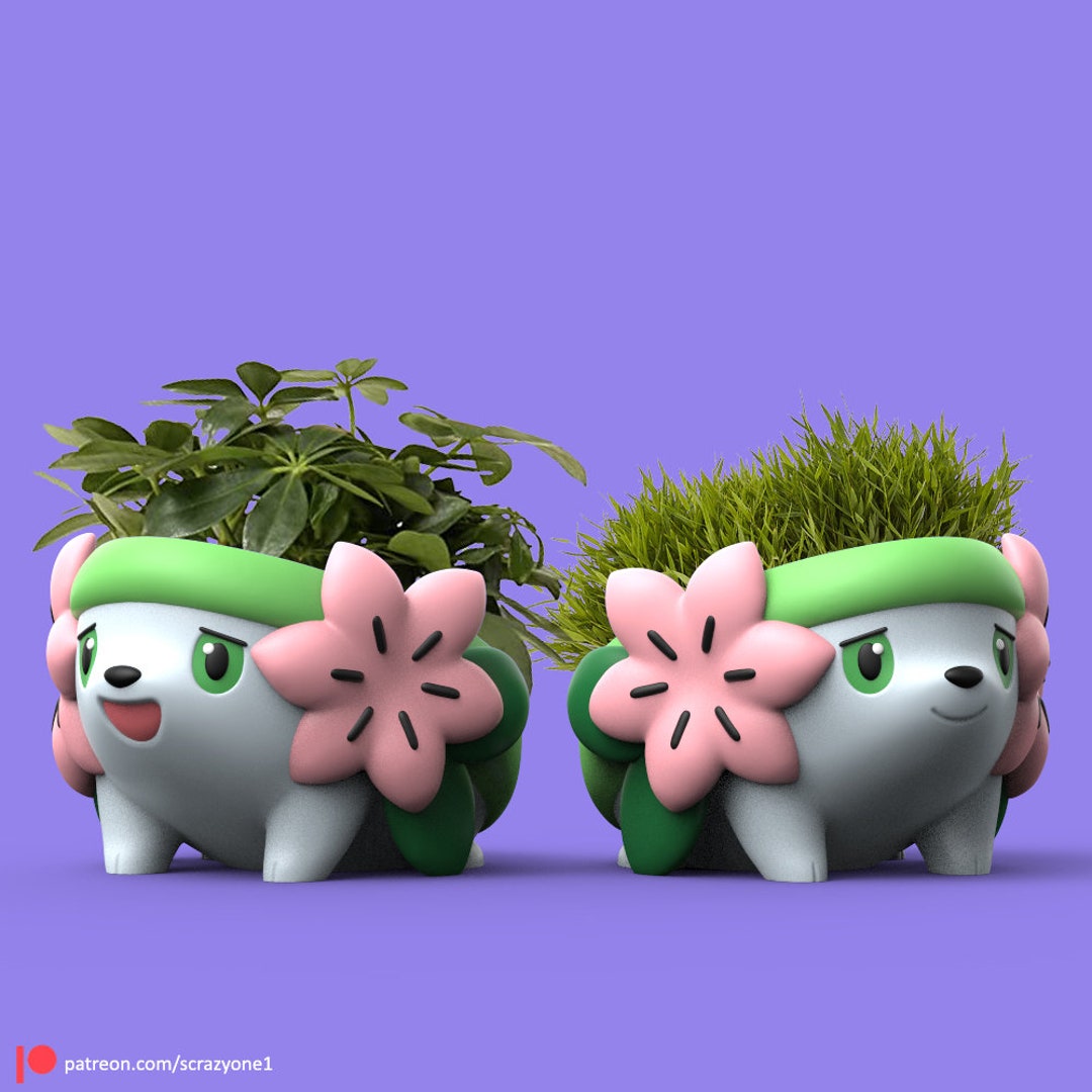 Shaymin Planters DIY Paint Project - Etsy
