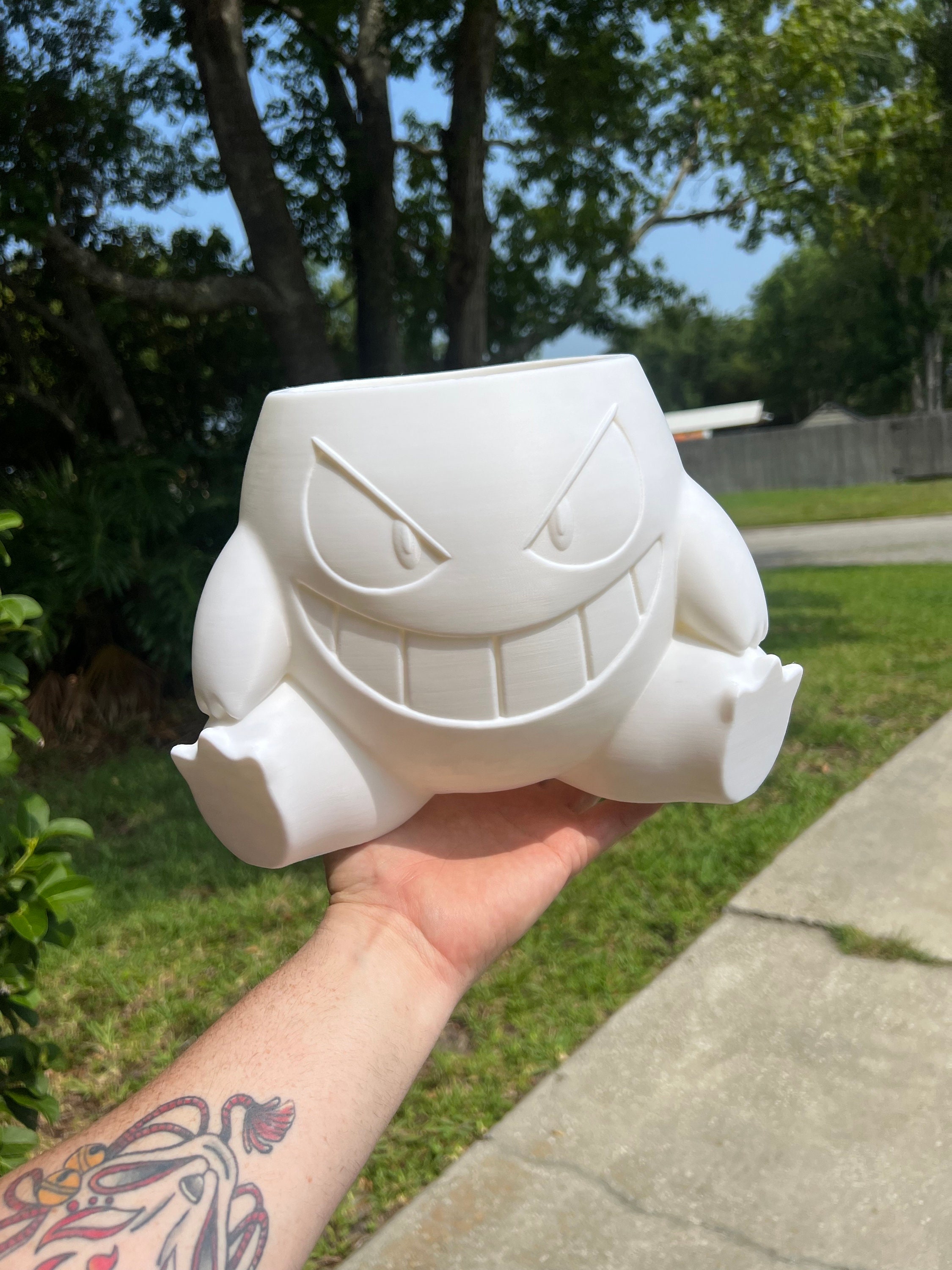 DIY Paint Project Gengar Planter-pencil Holder - Etsy