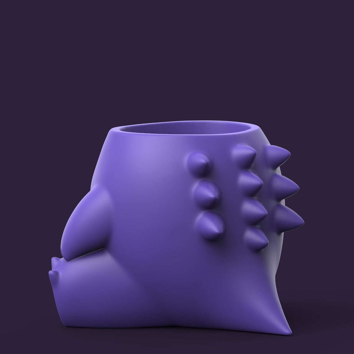 DIY Paint Project Gengar Planter-pencil Holder - Etsy
