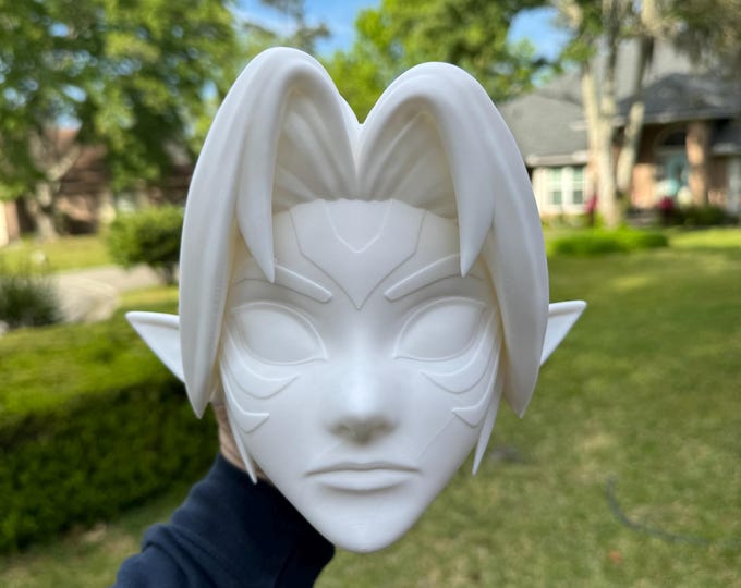 The Legend of Zelda: Fierce Deity's Mask - Full-scale 3D Printed, Hand ...