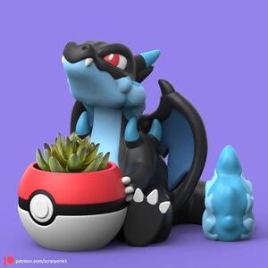 Charizard Evolution Planters DIY Paint Project - Etsy