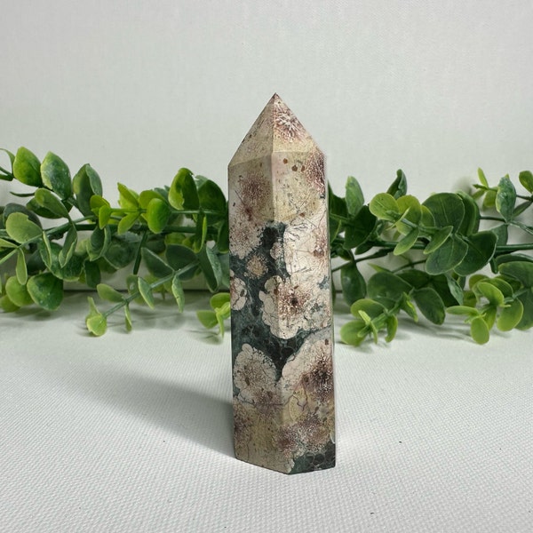 Russian Flower Agate Tower - Etsy