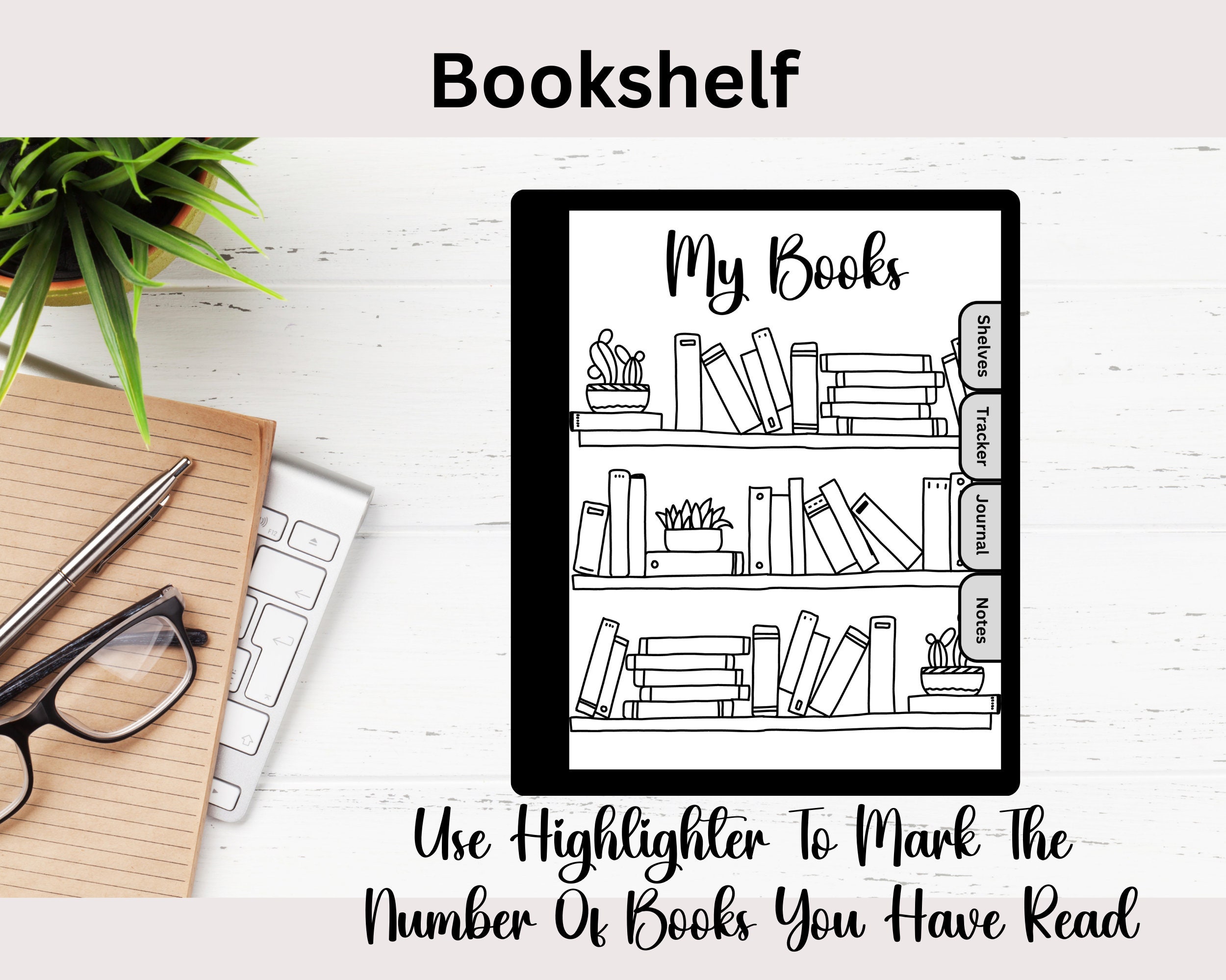 Kindle Scribe Book Journal Digital Planner Reading Journal - Etsy