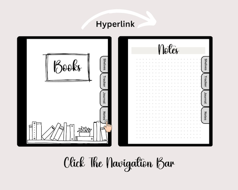 Kindle Scribe Book Journal Digital Planner Reading Journal - Etsy