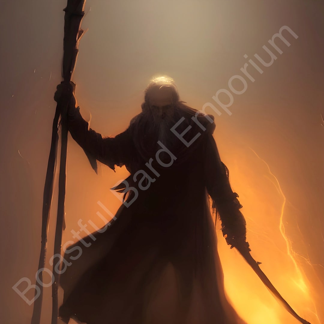 Dnd Digital Download Art Image File for Print of a Sorcerer by - Etsy
