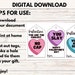 GEN Z Valentine Gift Tag/gen Z Printable Valentine Treat Tags, TWEEN ...