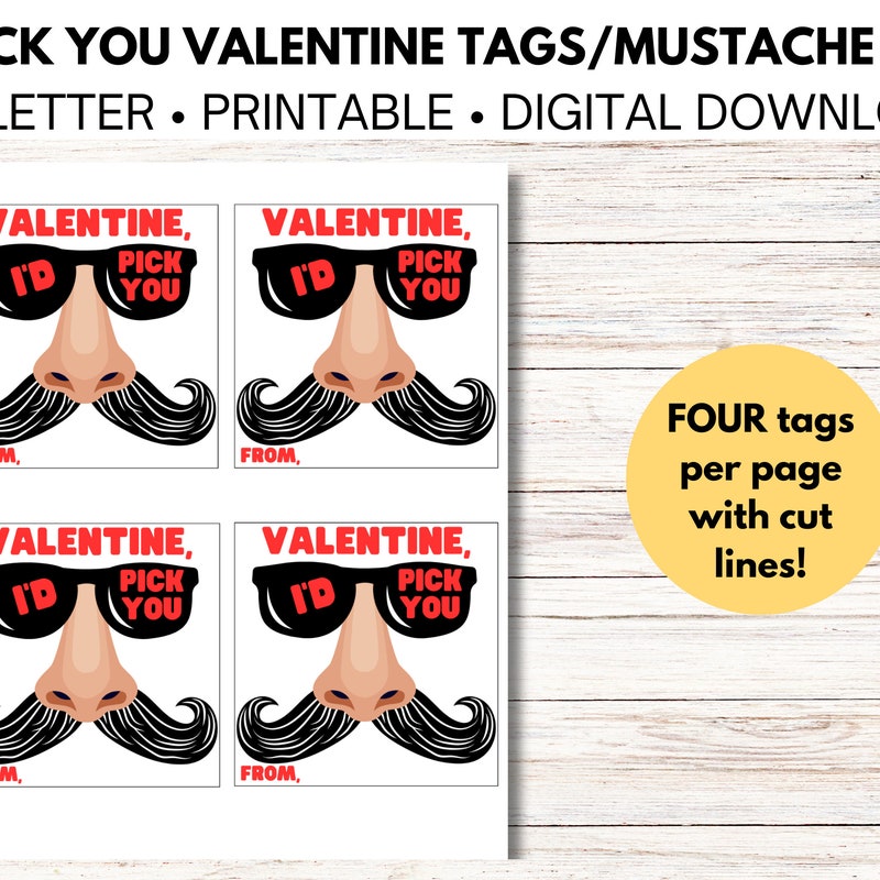 Valentine Id Pick You - Etsy
