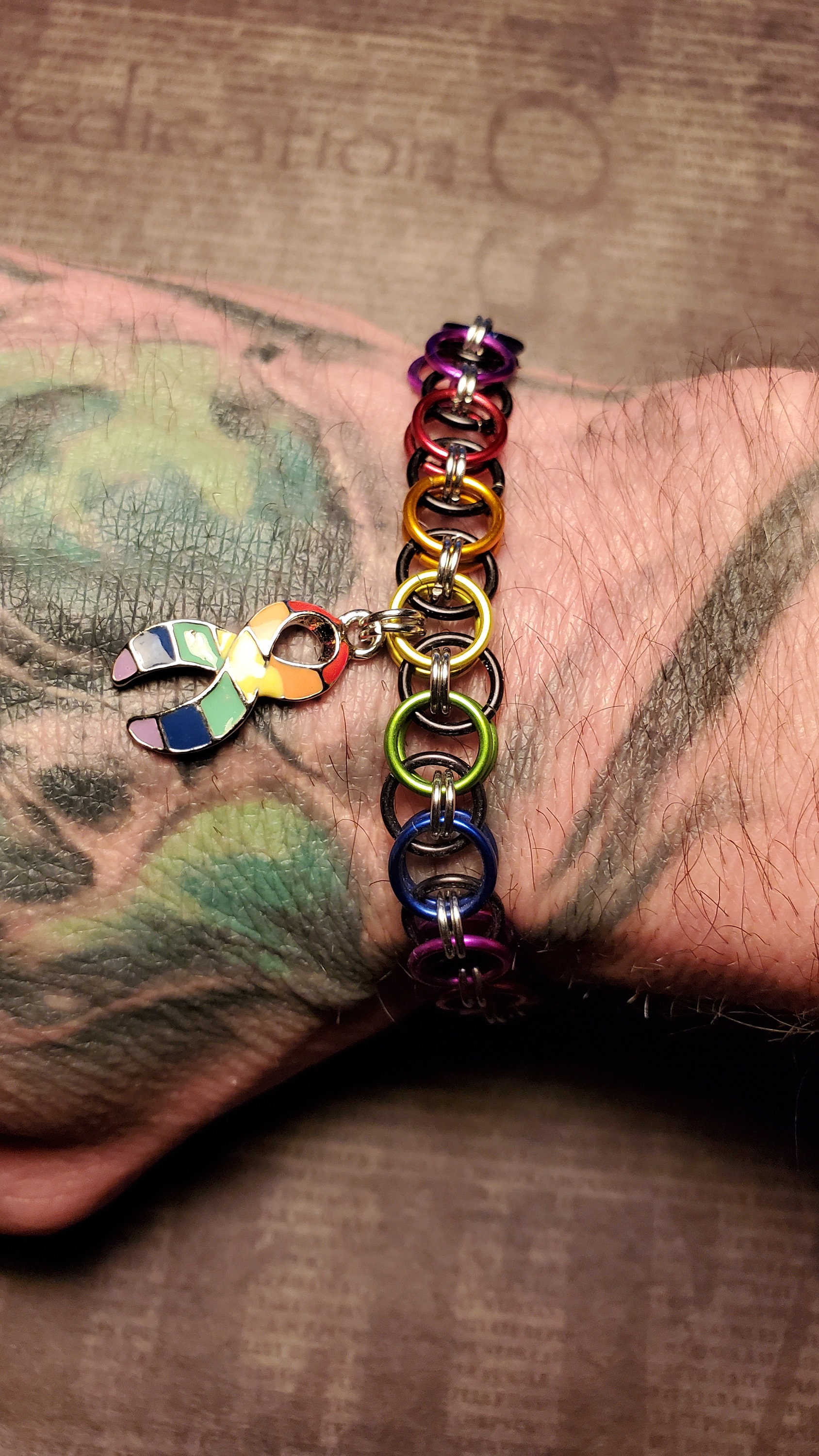 PRIDE Helm Weave Bracelet - Etsy