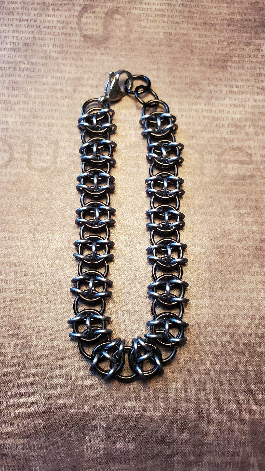 Celtic Vision Chainmail Bracelet - Etsy