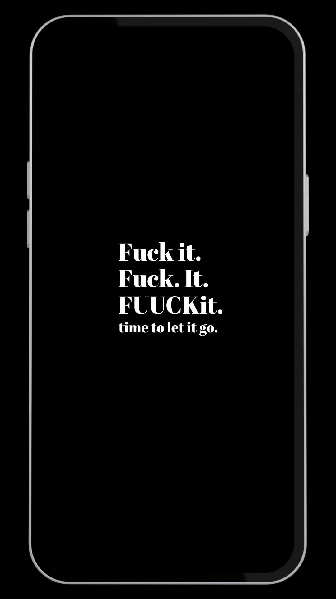 Fck It. Wallpaper for iPhone & Android - Etsy