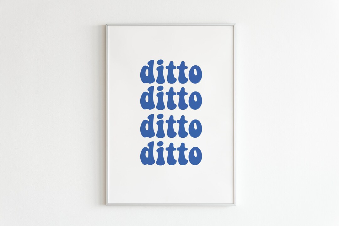 Ditto Poster, Newjeans, Kpop Wall Print, Wall Art, Trendy, Room Decor ...