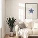 Blue Star Poster, Blue Wall Art, Trendy Decor, Room Decor, Home Decor ...