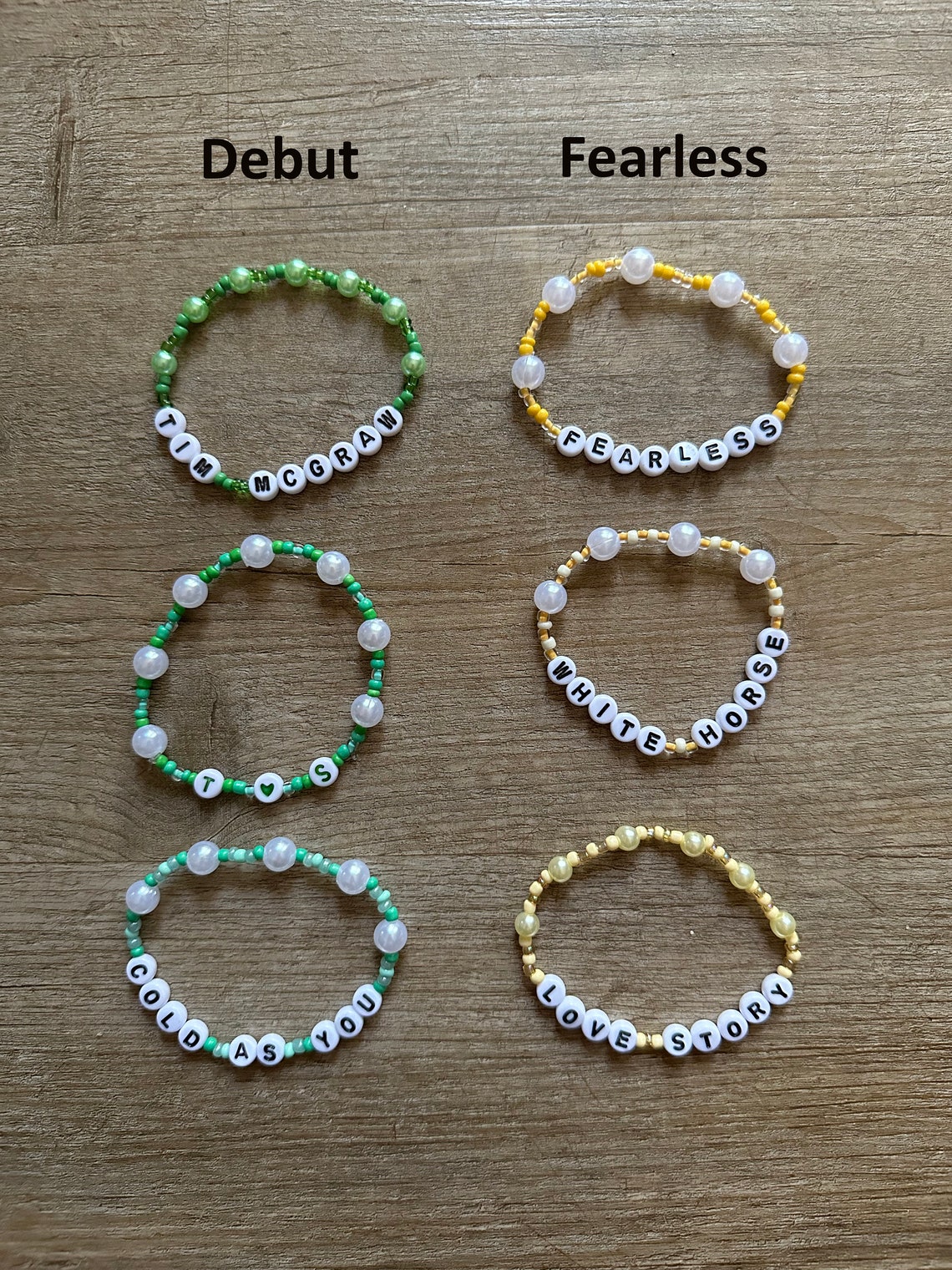 Taylor Swift Bracelets Set of 3 Taylor Swift Jewelry Merch Taylor Swift ...