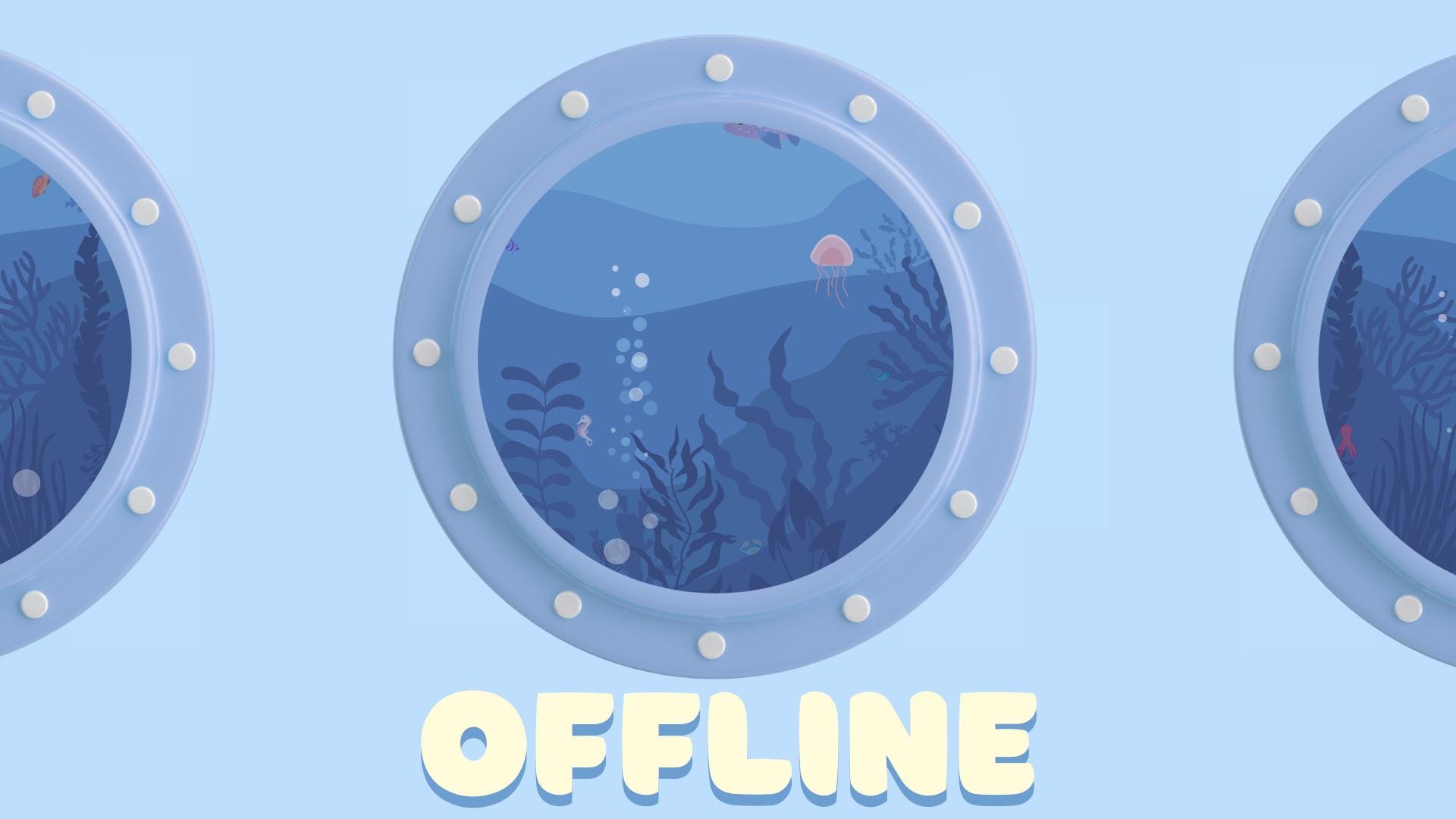 Submarine Ocean Animated Stream Overlay Package for Twitch, Youtube ...