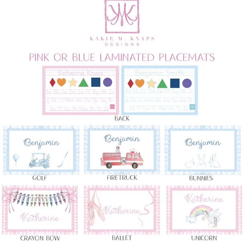 Toddler Placemats Trucks - Etsy