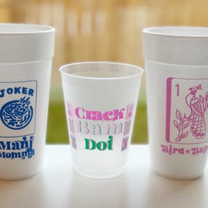 Mahjong Party Cups - Etsy