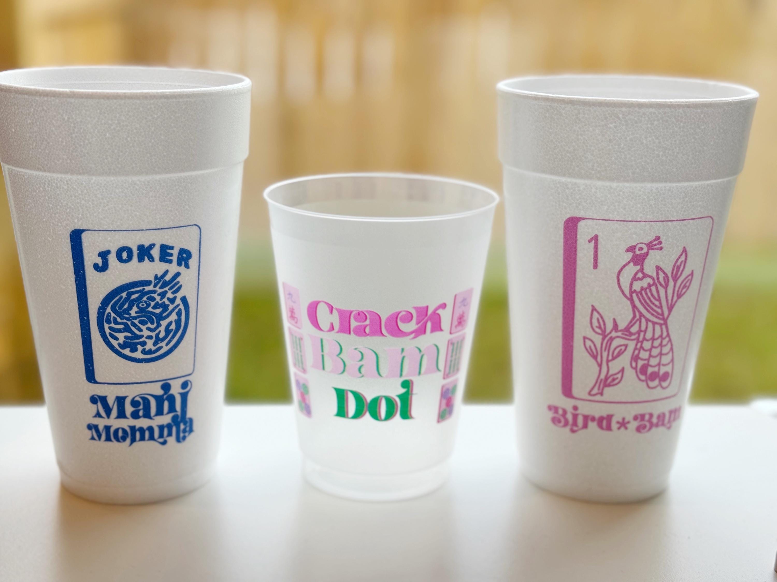 Mahjong Party Cups - Etsy