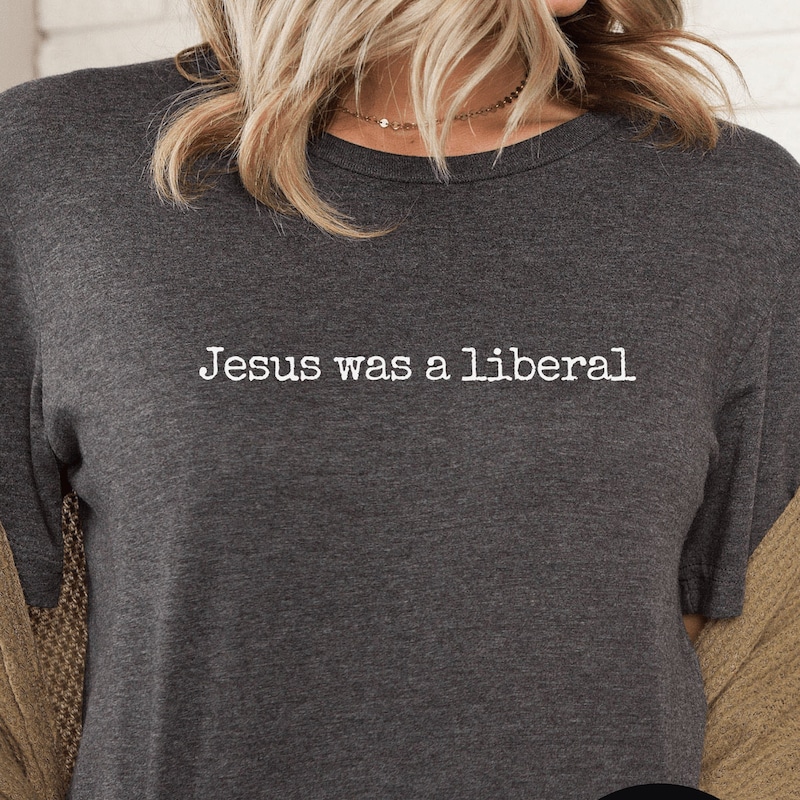 Liberal Jesus Hoodie - Etsy