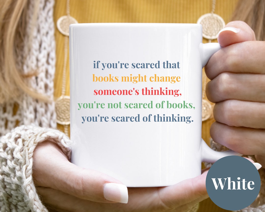 I'm With the Banned Mug Read Banned Books Free Thinkers Book Lovers Ban ...