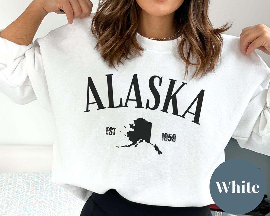 Alaska Sweatshirt, Retro Alaska Sweatshirt, Alaska Sweater, Alaska ...