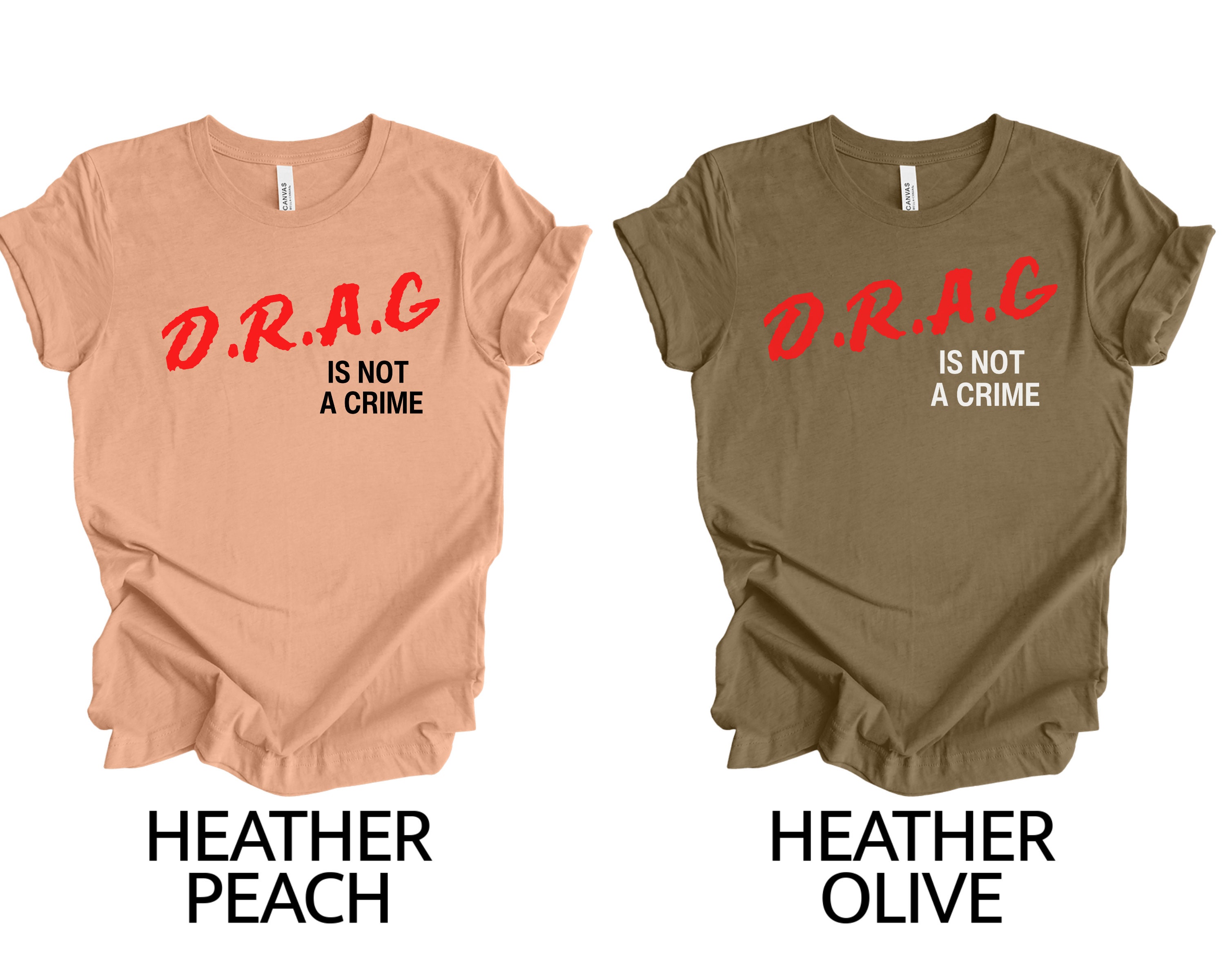 Drag is Not A Crime Shirt Drag Queen Shirt Pride Gift LGBTQ T Shirt ...