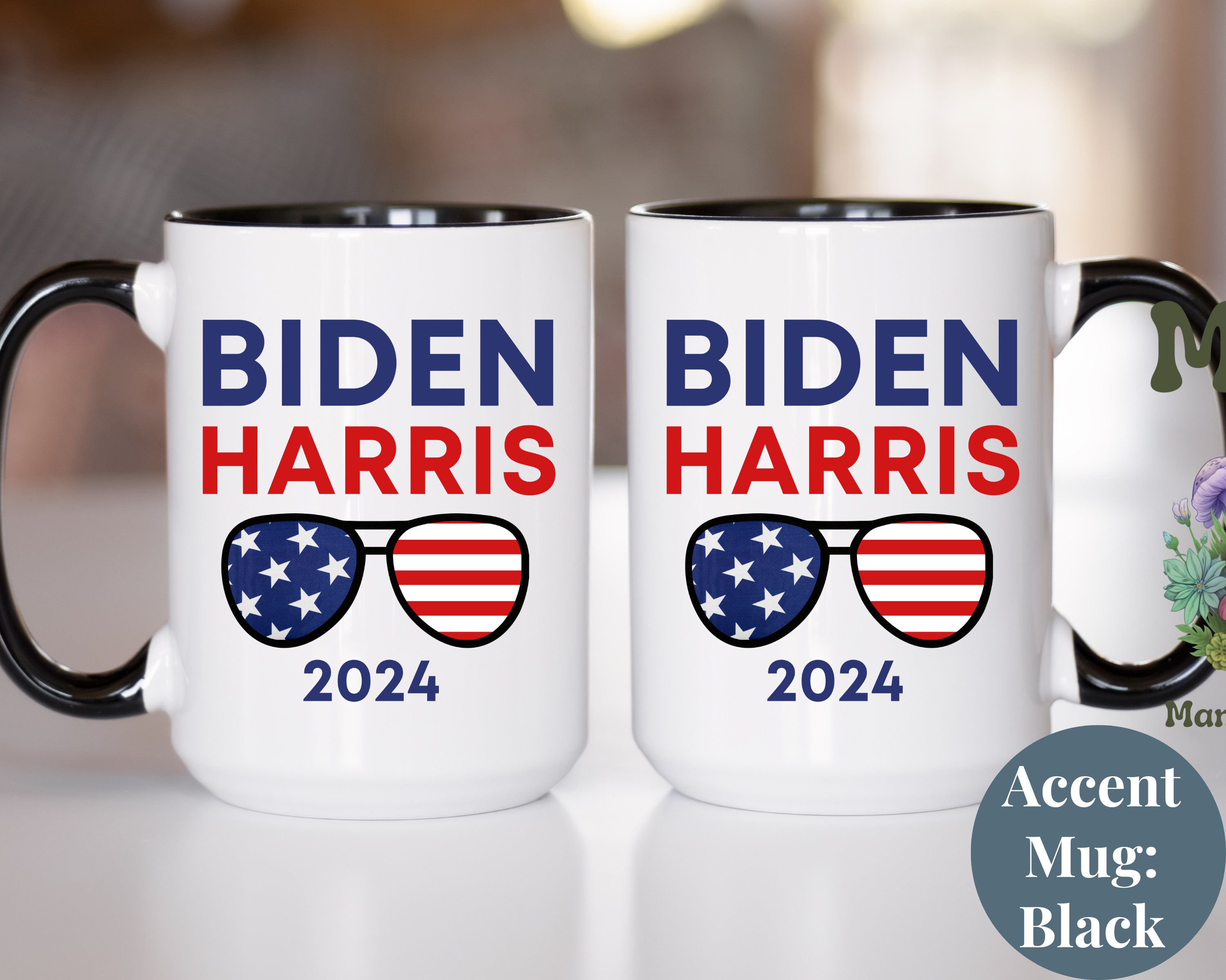 Biden Harris 2024 Mug Lets Finish the Job Re Elect Joe Biden Mug ...