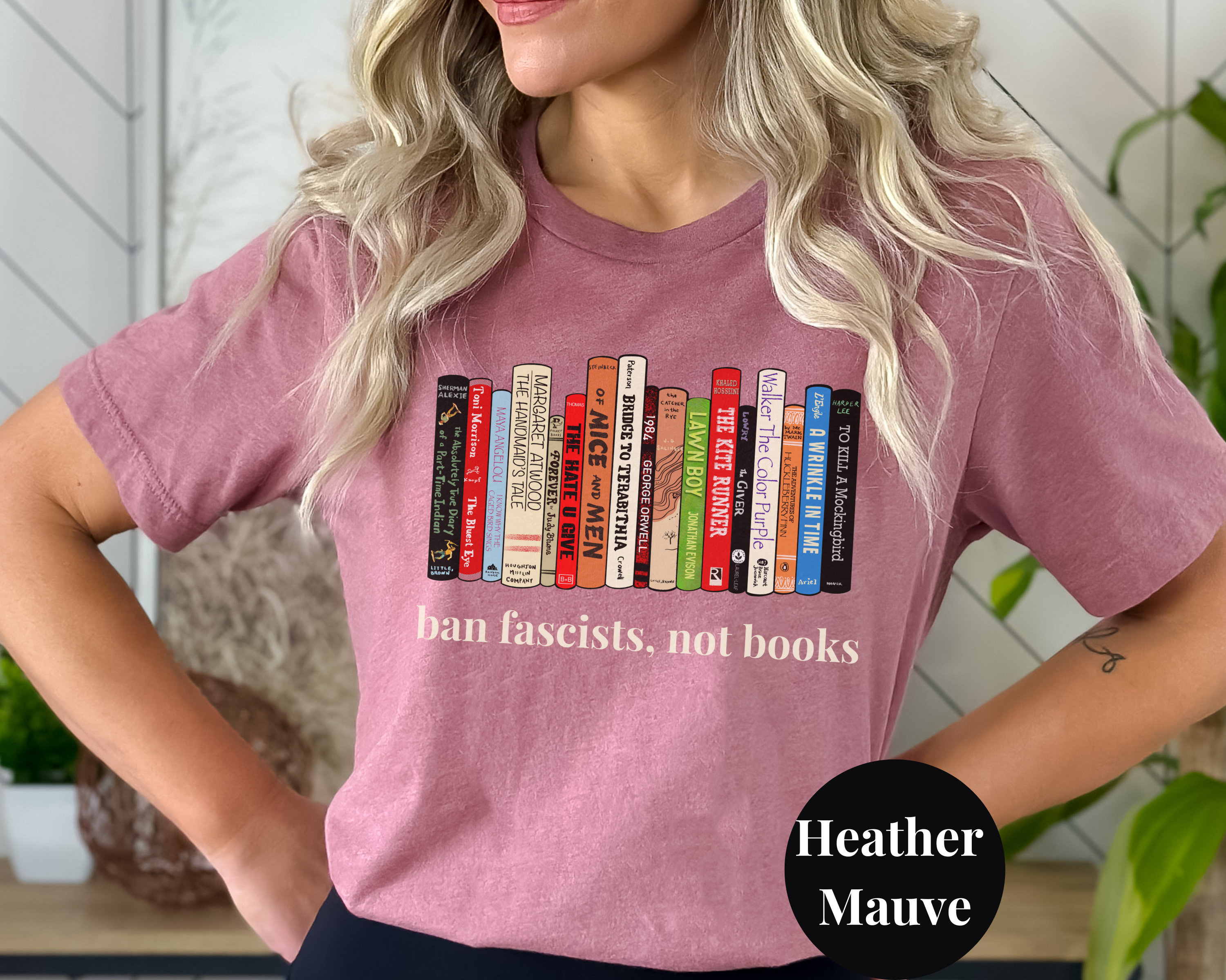 Ban Fascists Not Books Read Banned Books Librarian Shirt Anti ...