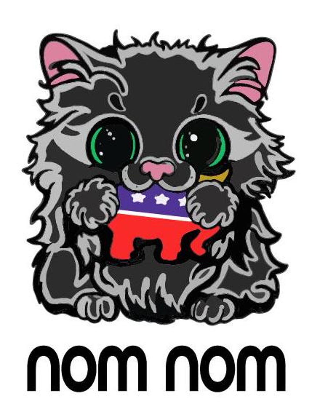 Pets Eaten Ohio Election 2024 Inspired PNG Sticker Design Black Grey ...