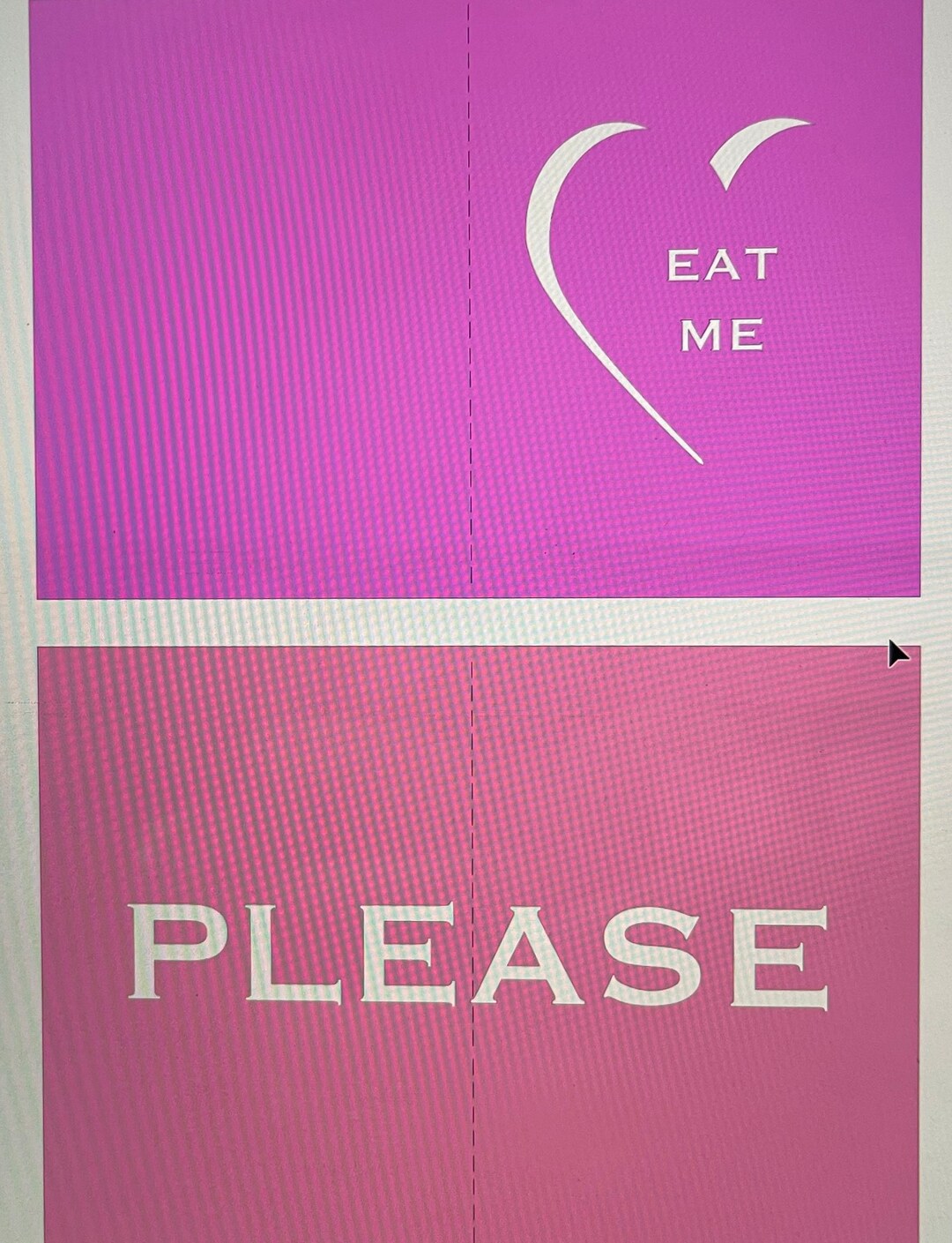 Eat Me SVG Valentine Card Design - Etsy