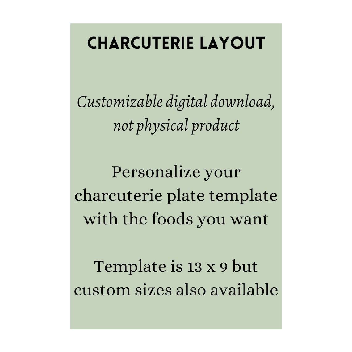 Round Customizable Charcuterie File - Charcuterie Layout Placement ...