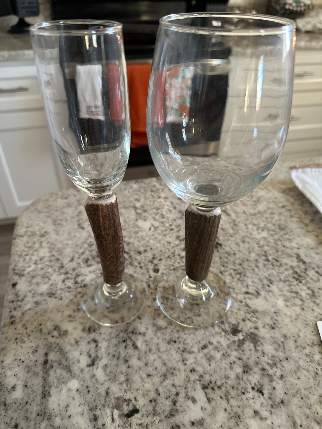 Elk Tine Wine Champagne Glasses - Etsy