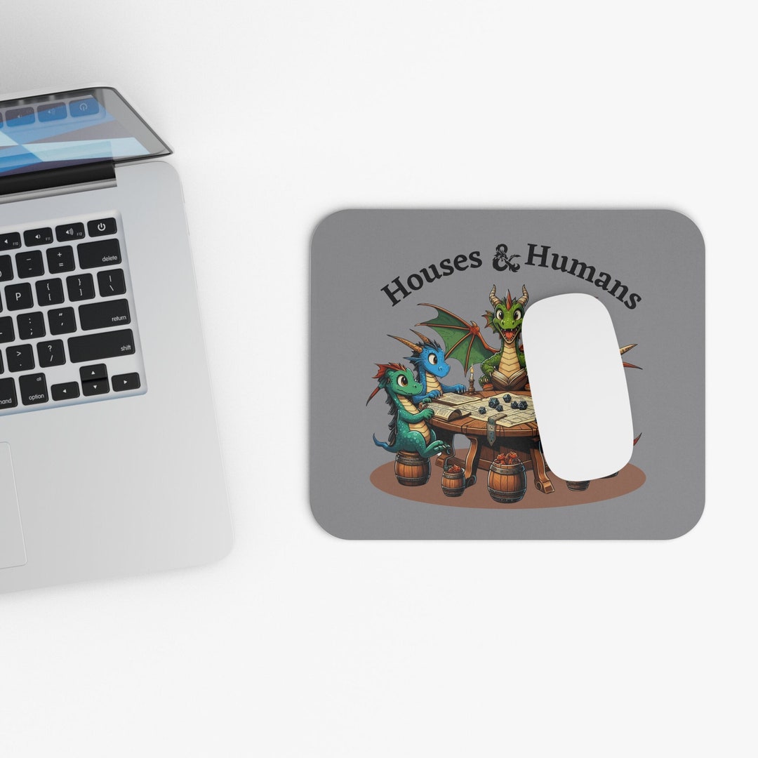 Dnd Mouse Pad Houses and Humans Dungeons and Dragons Mouse Mat | Funny ...