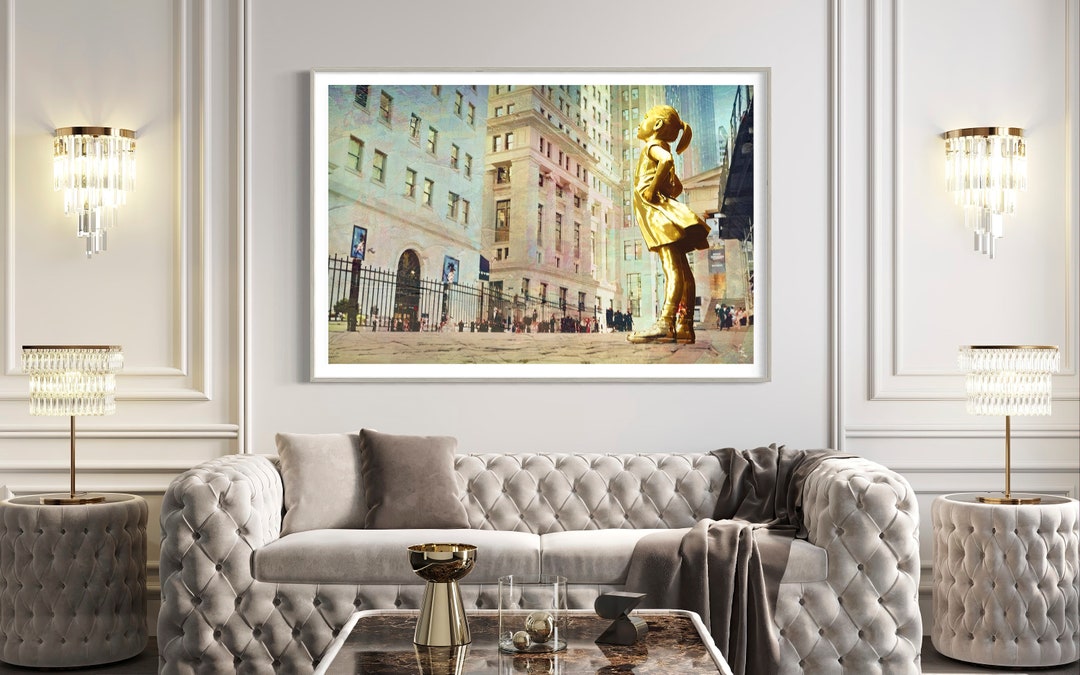Fearless Girl of Wall Street, Expressionist Series, Vol 1 Print - Etsy